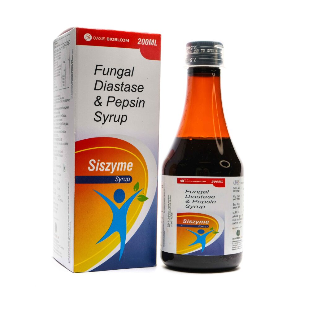 SISZYME Syrup – Digestive Enzyme for Indigestion Relief
